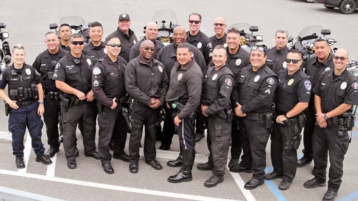 Port Police’s Motor Officers inspect cargo trucks to keep streets safe ...